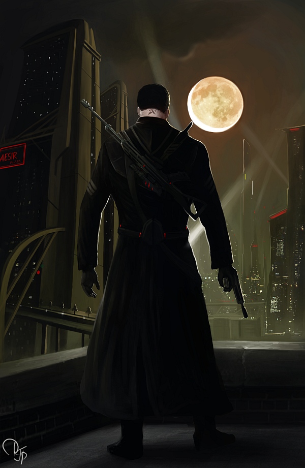My creations: Character concept: Modern city hitman