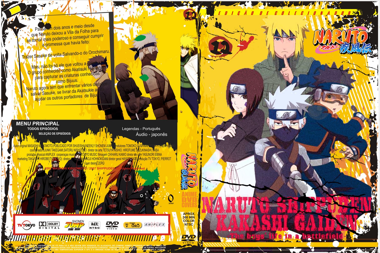 NarutoEx1000: Capas de DVD: Saga Naruto Shippuuden