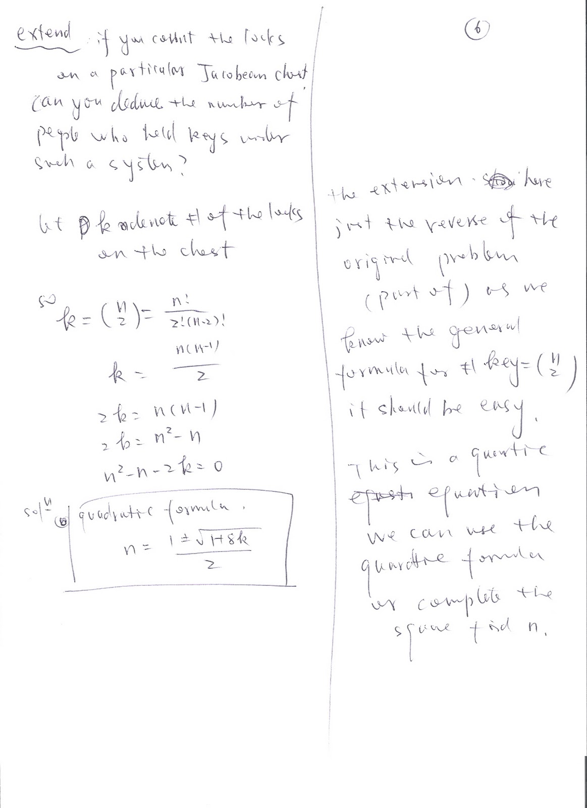 Zhi Song 's Mathematics Teaching Journey: Jacobean Locks two column method