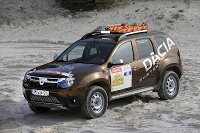 Future Car Trends: Dacia Duster with two starts at Rally in Morocco