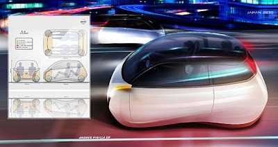 Looks Like a Car: 2030 Concept Electric Car Nissan Torii