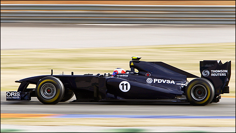 Buzz Car: F1: The Williams FW33 2011 is new car tested in Valencia photos