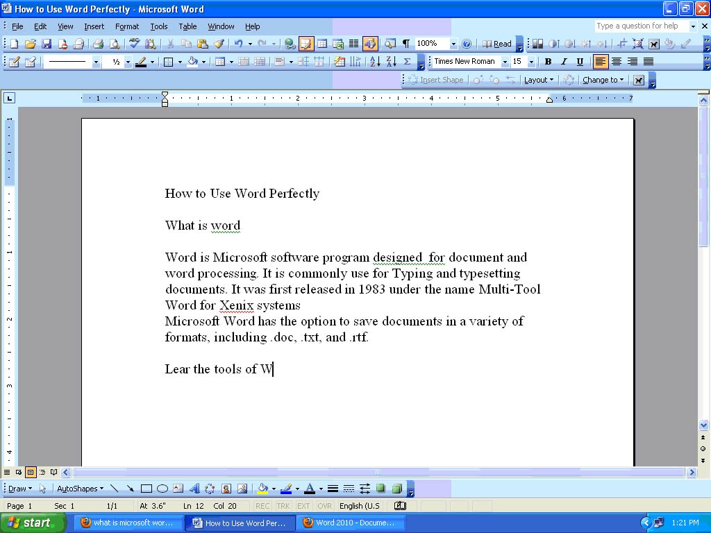 Beginners Online tutorial to Learn Computer, Ms-word perfectly with ...