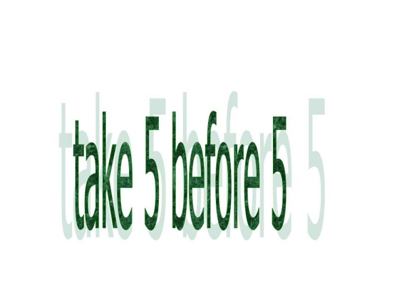 5 Before 5 | riwayaterakru