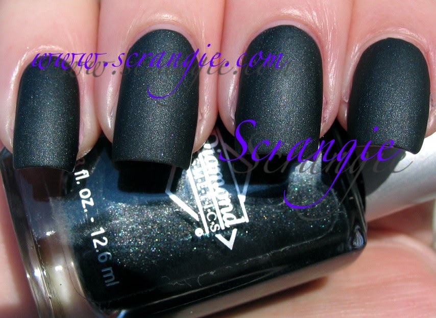 Scrangie: Diamond Cosmetics Black Matte Shimmer