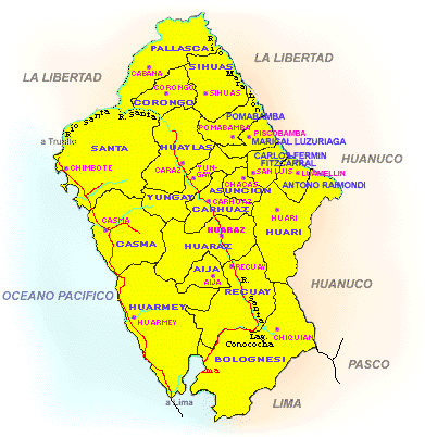 DIBUJOS DEL MAPA DE ANCASH