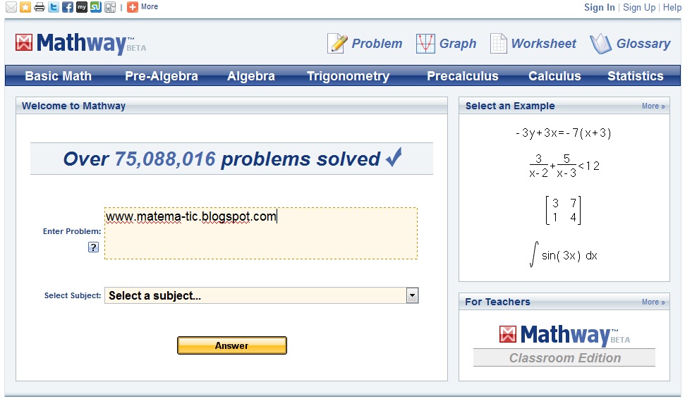 Matemática &TIC: enero 2011