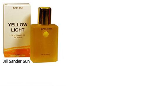 Perfumes & Qualidade: Perfume Yellow Light - Equivalência Jill Sander SUN