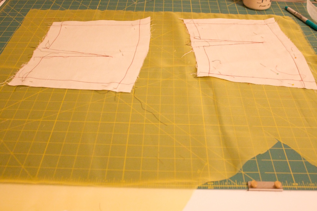 Gertie's New Blog for Better Sewing: The Yellow Dress Part #1: Underlining