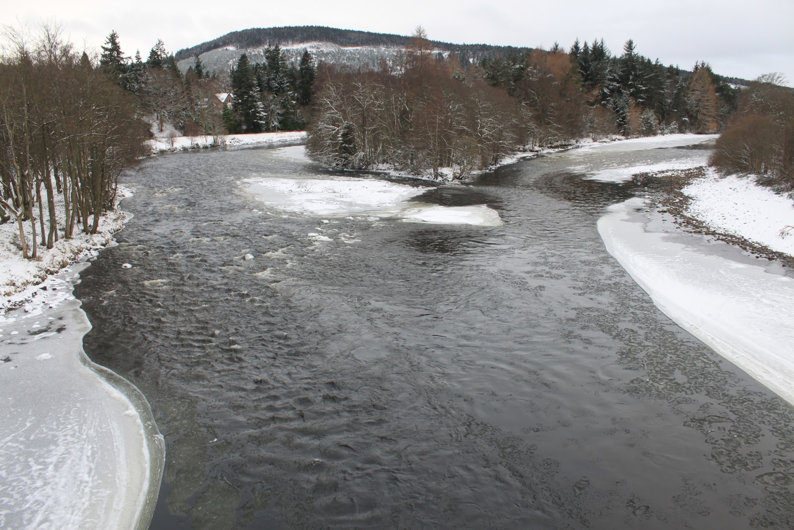 Walking in the North East of Scotland: Glen Tanner in the Snow