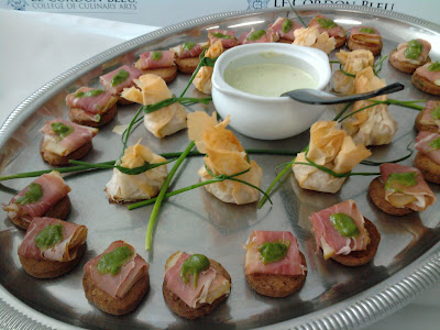 trung's food blog spot: day 70: canape buffet; duck confit spring rolls ...