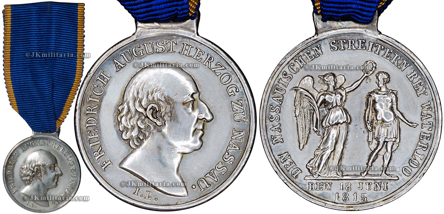 General Reeve: Nassau Waterloo Medal
