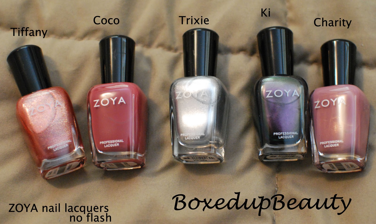 Boxed Up Beauty: ZOYA nail lacquer haul ft. Ki, Tiffany, Coco, Charity ...