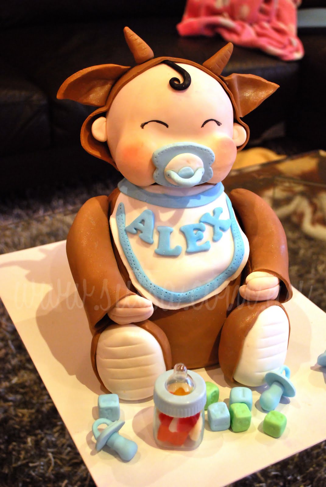 a little baking memoir: baby ox cake for little alex