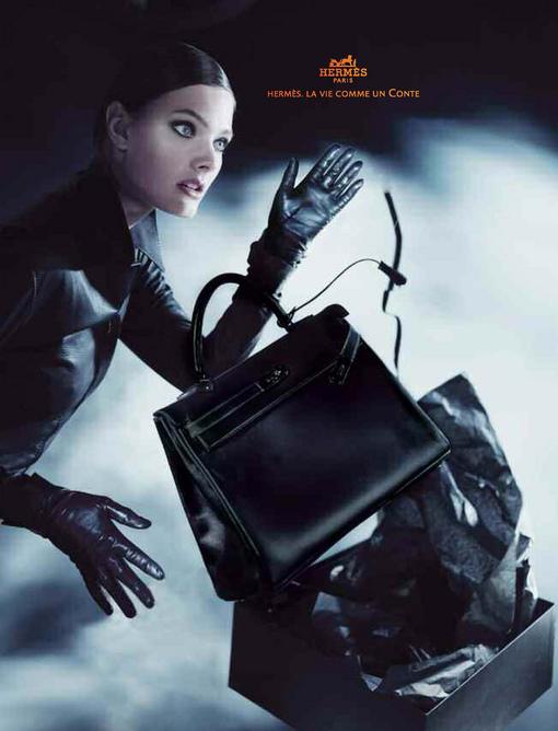 leather fasyen: The Hermès Fall 2010 Ad