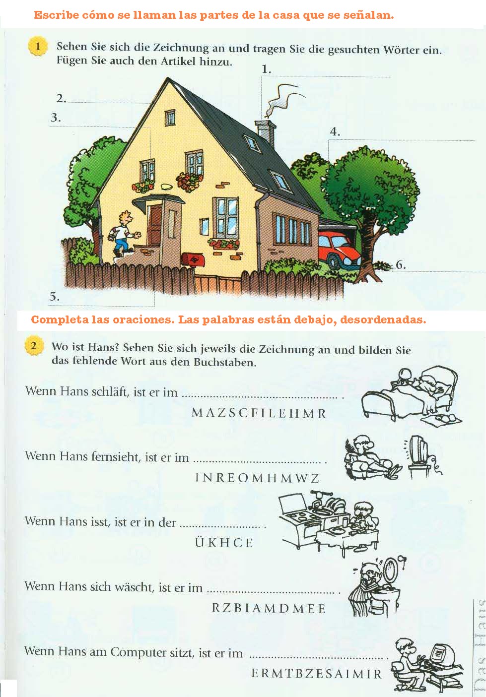 VOCABULARIO: das Haus - APRENDER ALEMAN