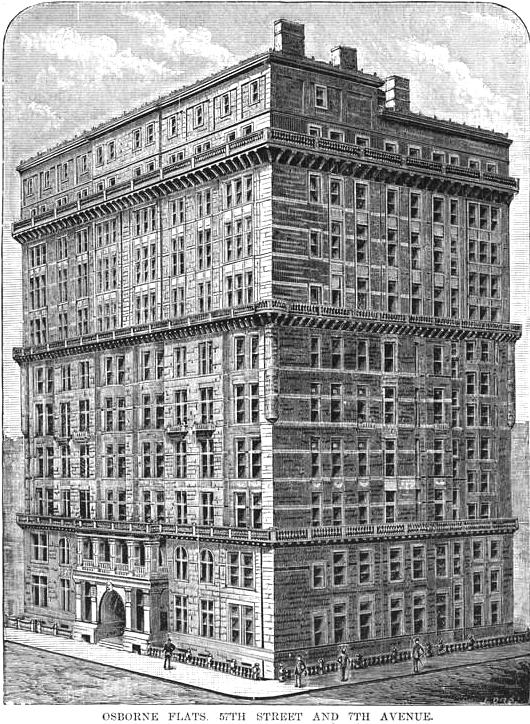 Daytonian in Manhattan: The 1885 Osborne Flats -- 205 West 57th Street