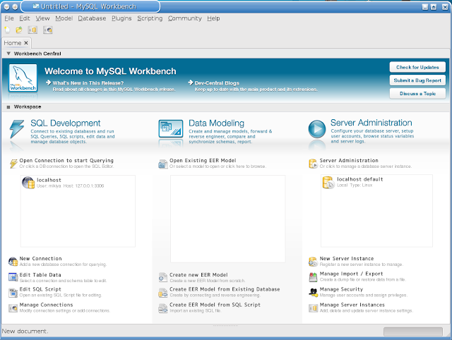 漢(オトコ)のコンピュータ道: そろそろMySQL Workbench 5.2についてひとこと言っておくか。