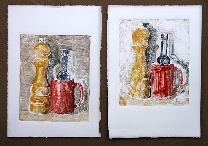 A Still Life Monoprint