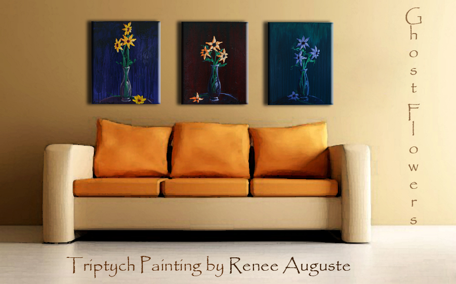Auguste Art - Digital and Traditional Fine Art Paintings: Triptych ...