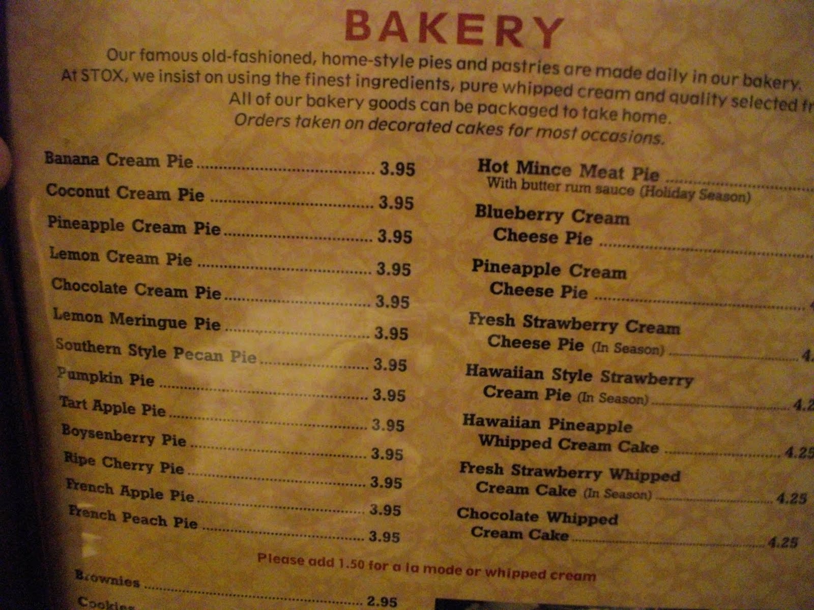 Dinerwood: Los Angeles Diner Reviews: Stox - "That's the weirdest thing ...