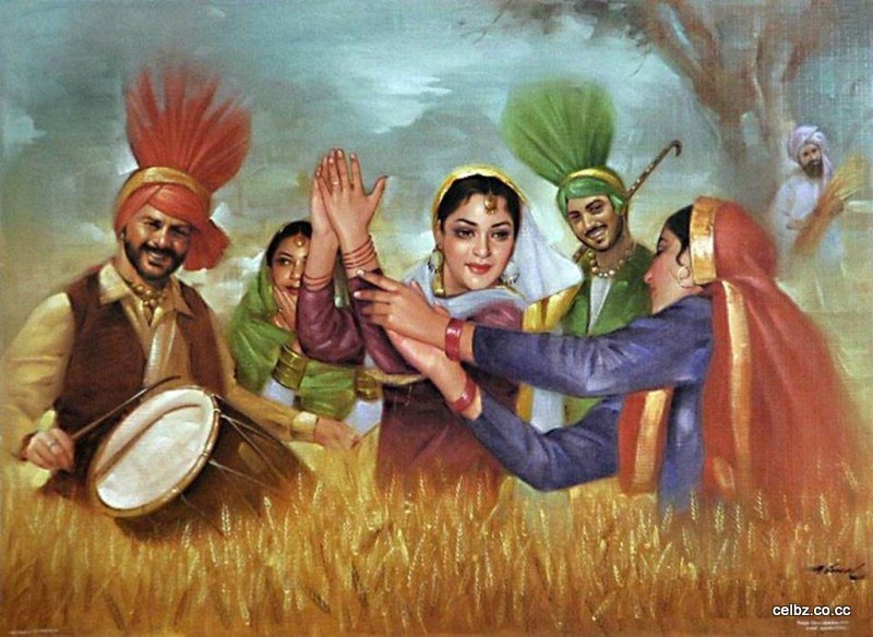 Amazing Traditional Punjabi Culture Paintings ~ PModels Amazing Traditional Punjabi Culture Paintings ~ PModels