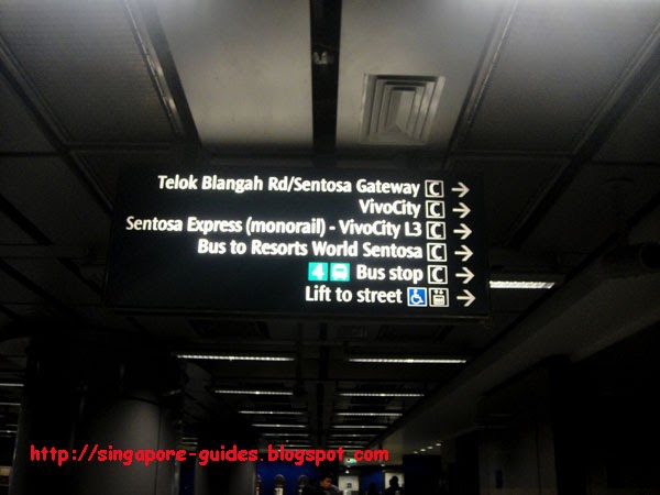 การเดินทางด้วย Sentosa Express