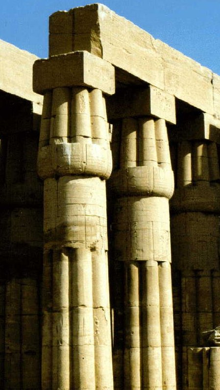HISTORIA DEL ARTE: Columnas y capiteles egipcios