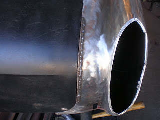 1974 Karmann Ghia Convertible: Rear Hood gap and apron