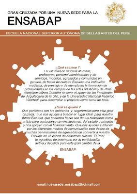 Redes Culturales Peruanas: Nueva sede‏ ENSABAP