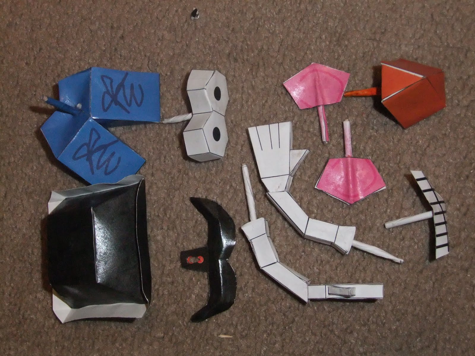 the paper wonderland: Mr Potato head papercraft (finally!!!!!!)