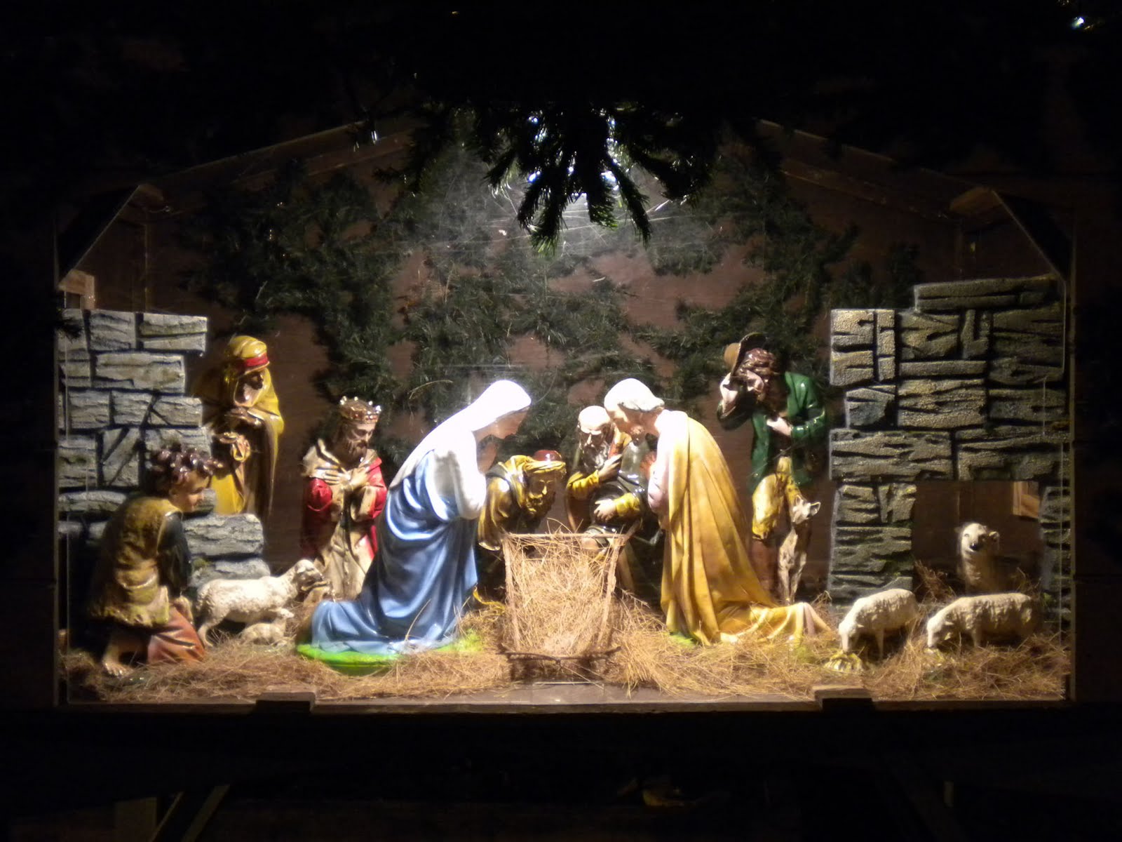 Pierre's Art and Animation Blog: The outdoor creche at Our Lady of ...