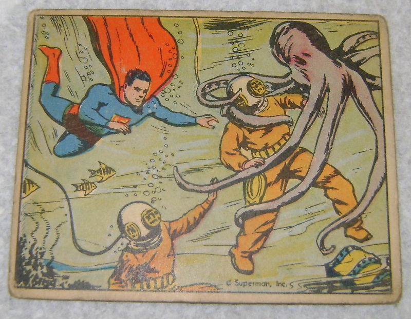DC Comics Fortress of Memorabilia: 1940s Superman trading cards