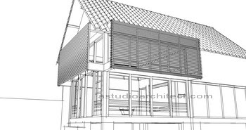 Secondary skin concept (tropical house concept) / konsep kulit kedua ...
