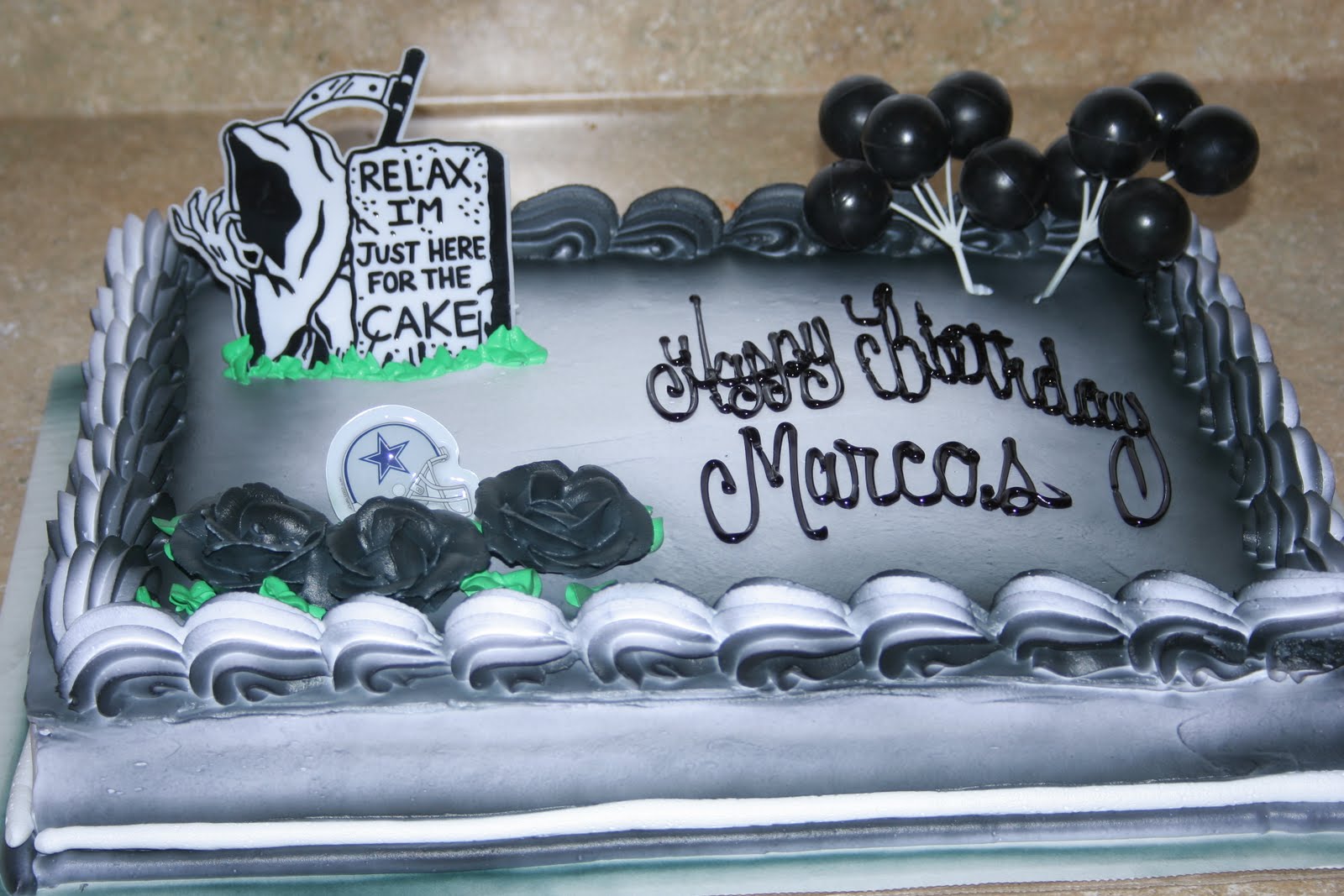 Hector's Custom Cakes: OVER THE HILL CAKE
