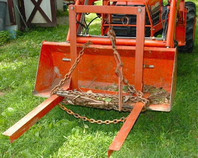 Easier and Cheaper: Brush fork for front-end loader