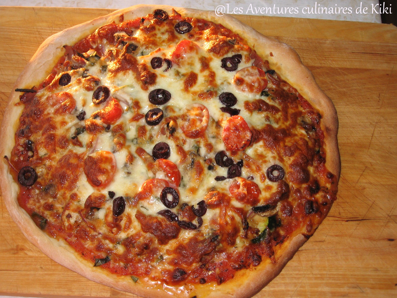 Faits avec amour /Les Aventures culinaires de Kiki: Pizza primavera au ...