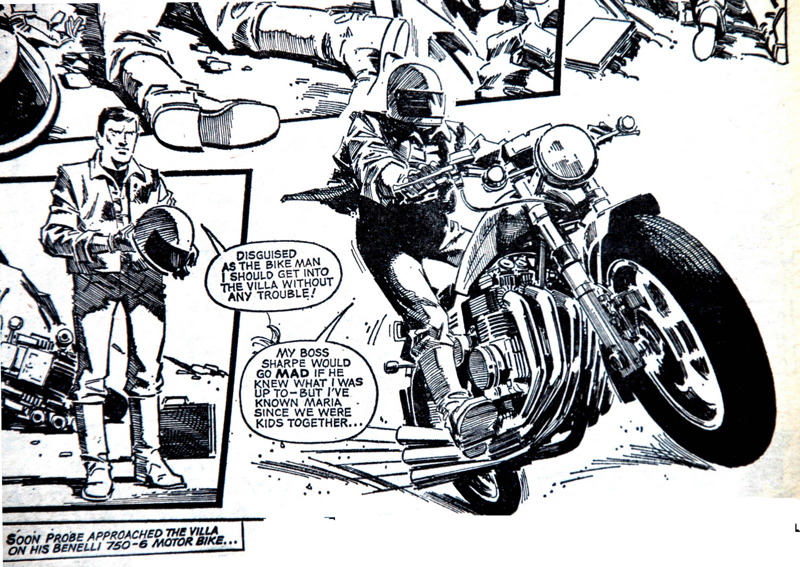 G e o r d i e B i k e r: Motorcycles in Comics - 2000AD