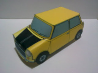 Just Glue and Paper: Mini Coopers