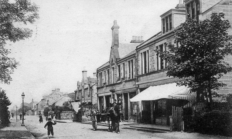 Tour Scotland: Old Photograph Juniper Green Edinburgh Scotland