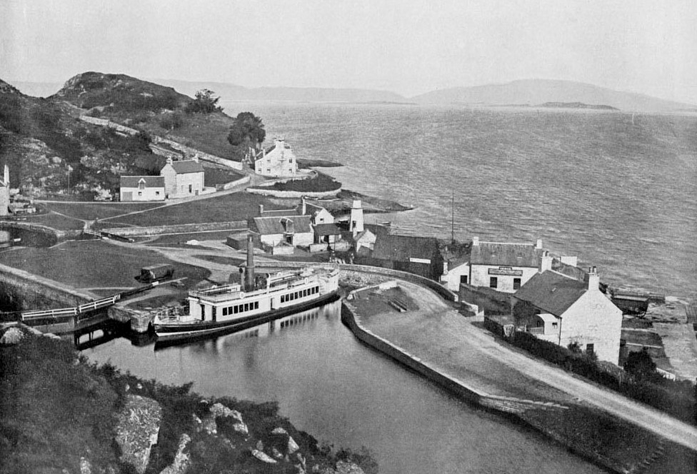 Tour Scotland: Old Photographs Crinan Canal Scotland