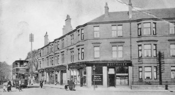 Tour Scotland: Old Photograph Burnside Glasgow Scotland