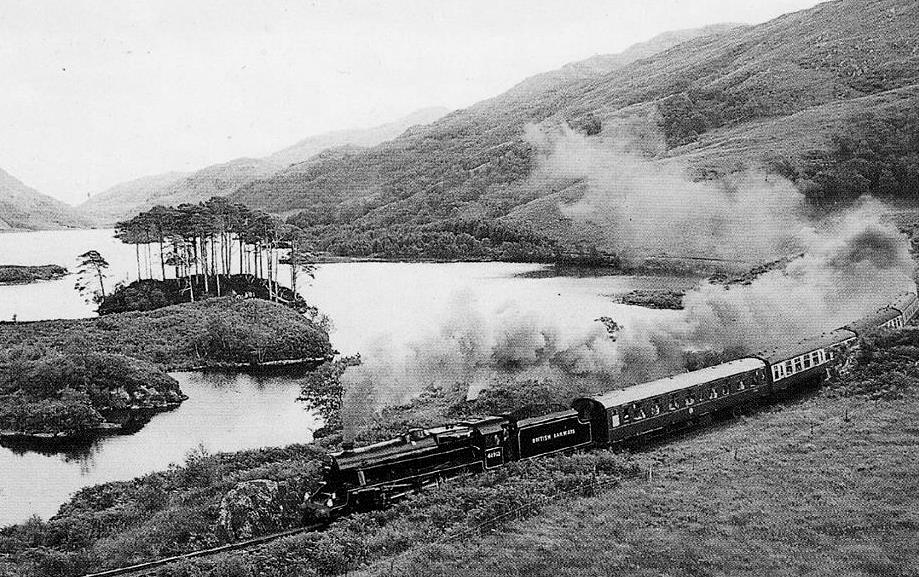 Tour Scotland: Old Photograph West Highland Line Scotland