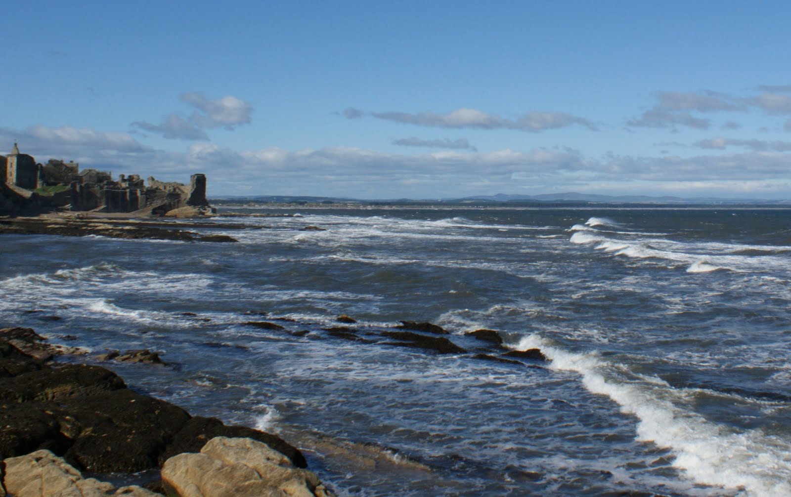 Tour Scotland: September 25th Photograph Coastline St Andrews Scotland