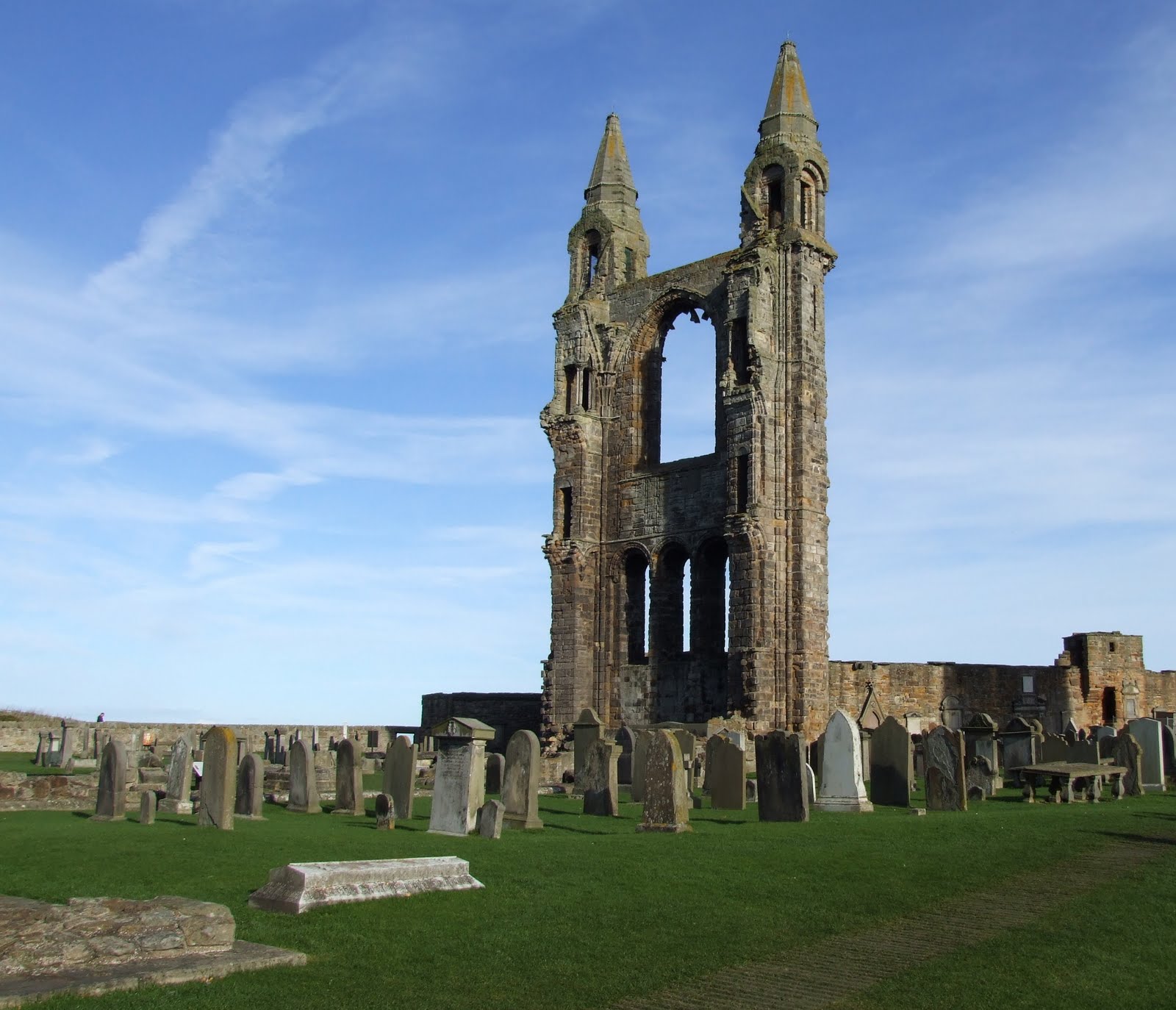 Tour Scotland: October 31st tour Photographs Ruins Cathedral St Andrews ...