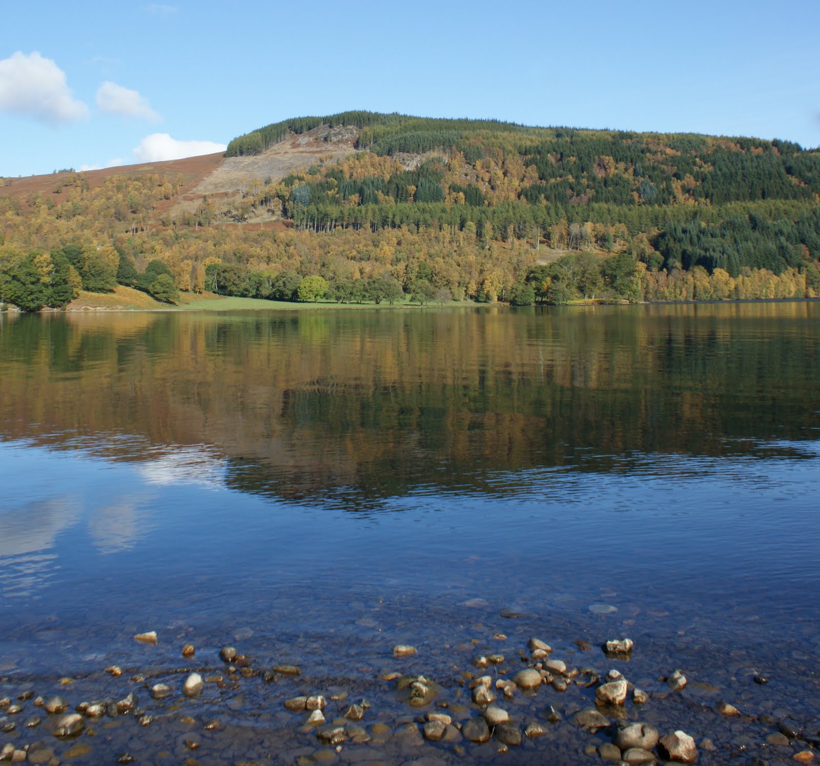 Tour Scotland: October 27th Tour Photographs Loch Tummel Scotland