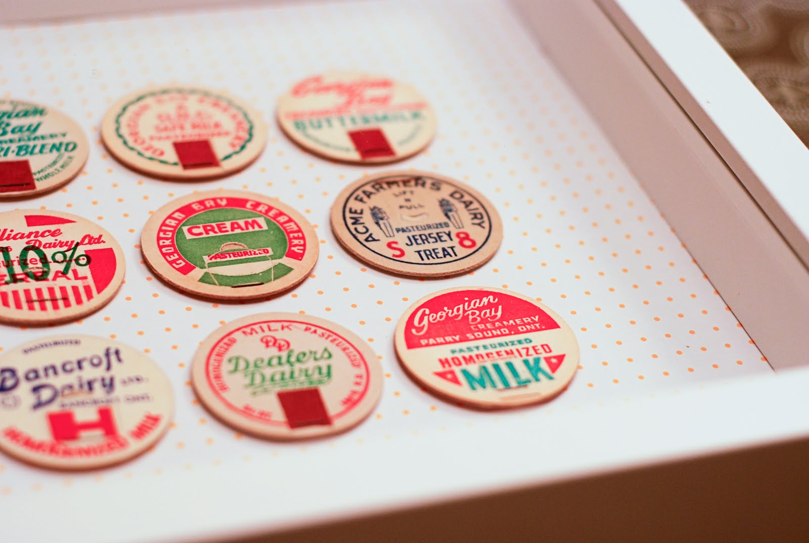 DIY Project: Milk Bottle Cap Art - Rambling Renovators