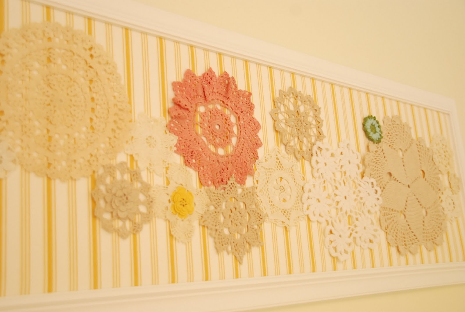 DIY Vintage Doily Art - Rambling Renovators