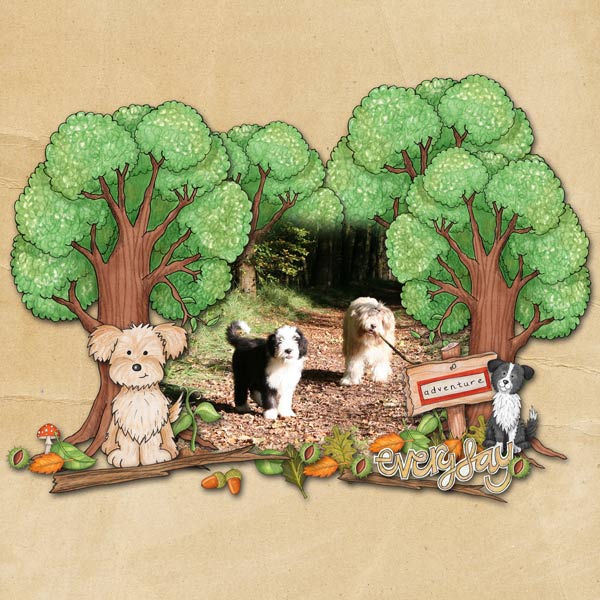 Scrappie Irene: Great new My Kinda Dog doodles by Kate Hadfield!