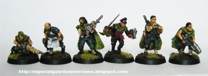 Imperial Guard Hobby: Tanith Ghosts command squad and troopers and ...